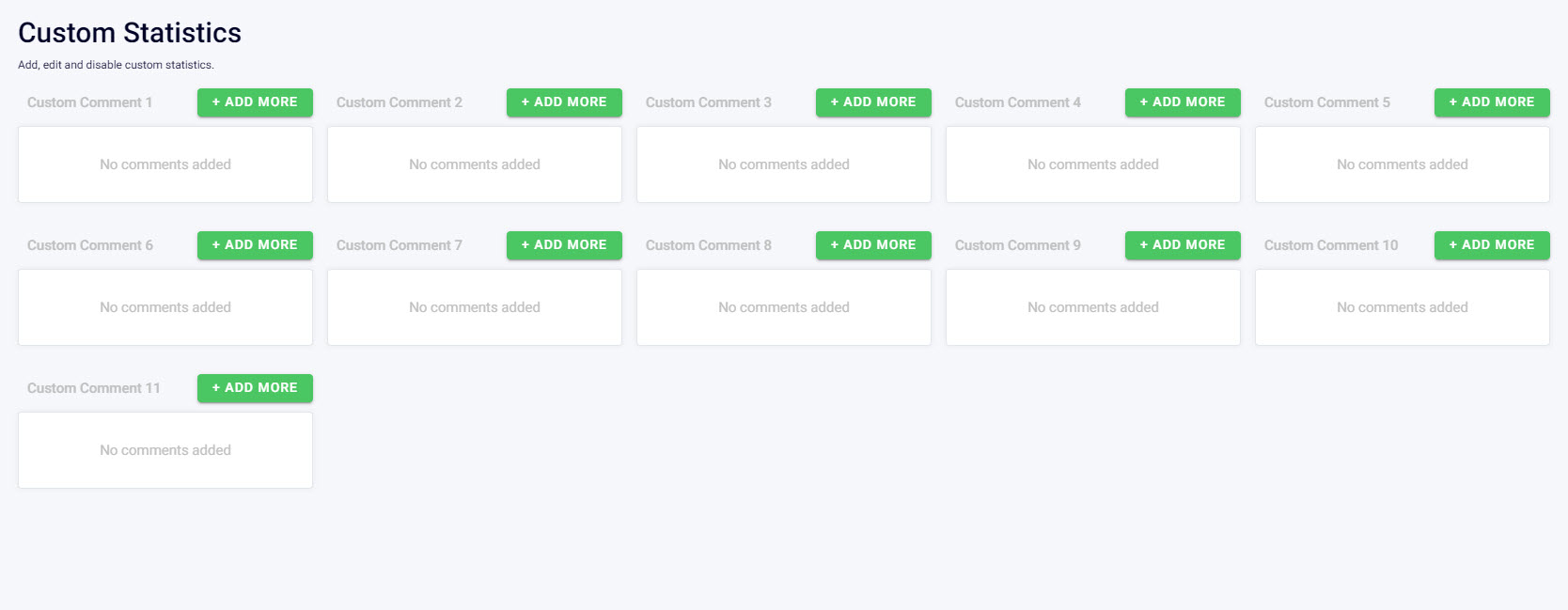 Custom Statistics Settings – Edgewonk